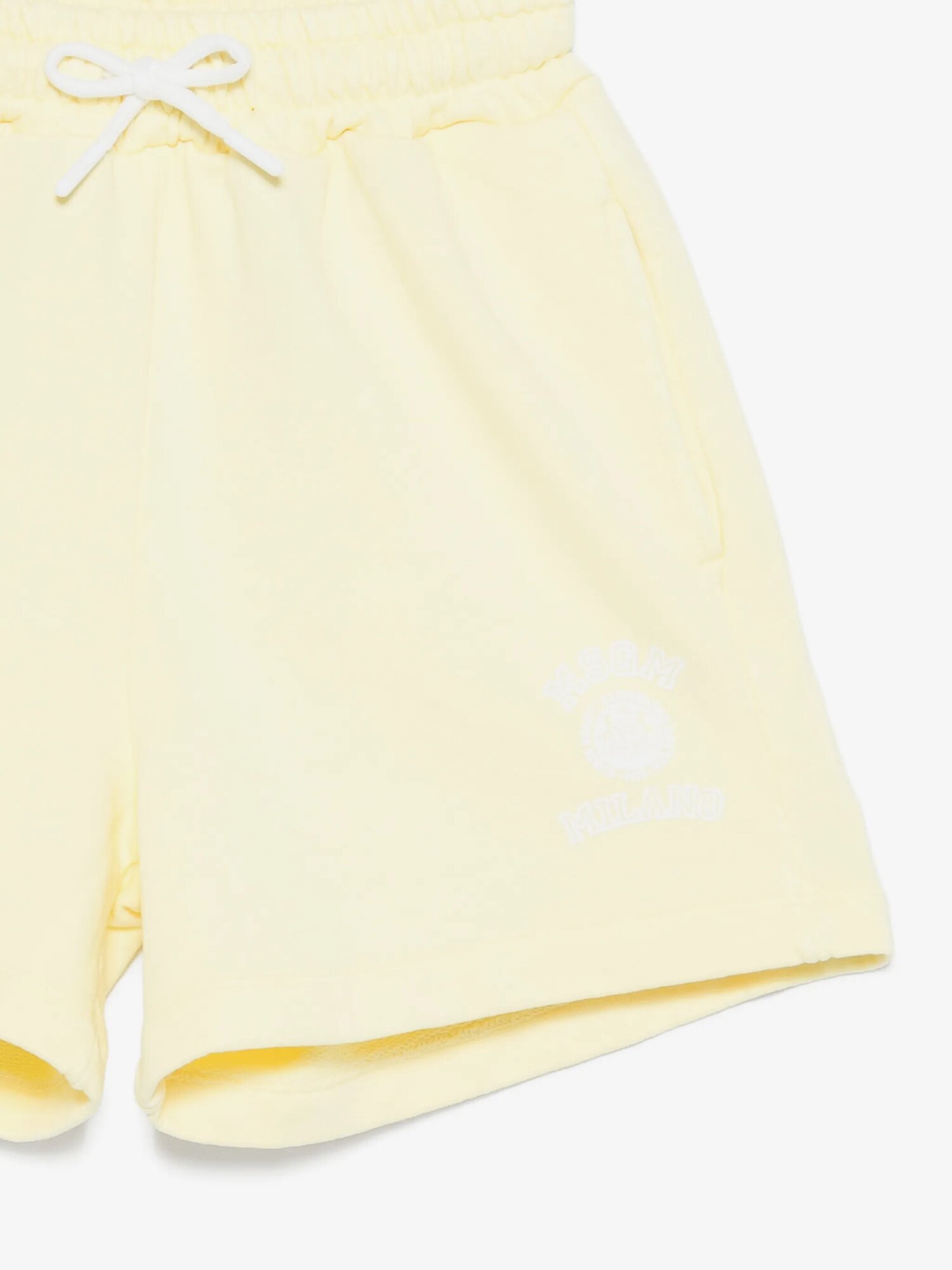 Шорты MSGM Drawstring shorts, размер 12 лет, желтый — фото 1