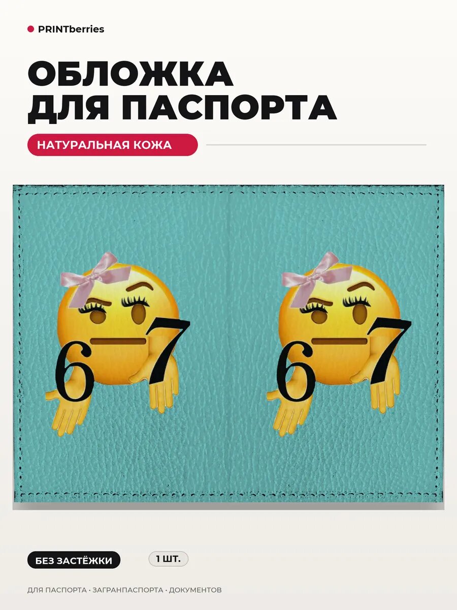 Обложка для паспорта PRINTBERRIES