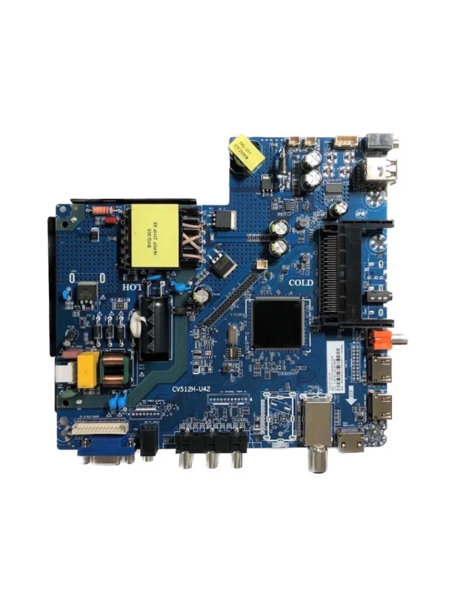 Плата CV512H-U42, для телевизора Hartens HTV-43FHD05B
