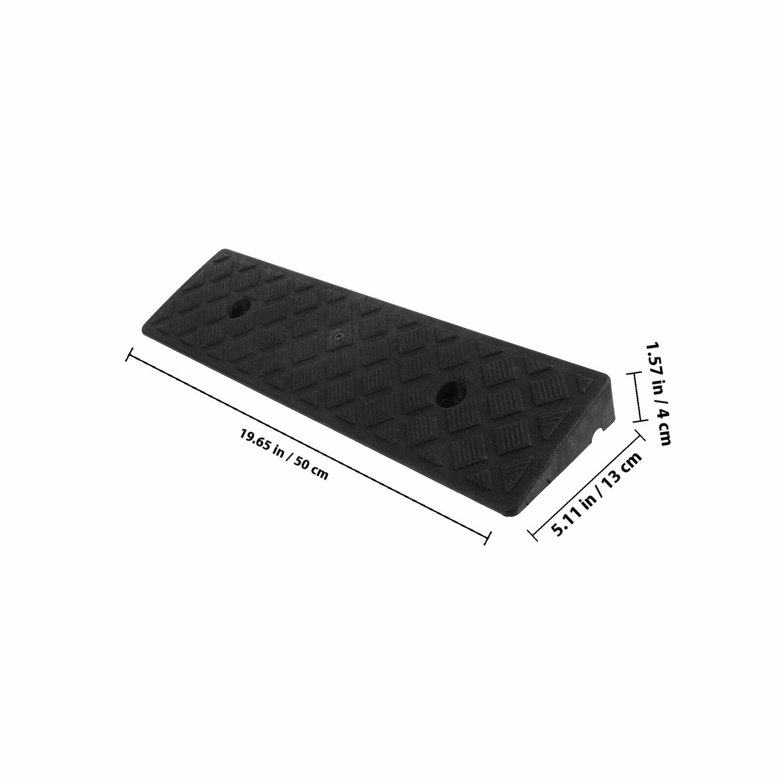 Пороговый Рамп Из Пластика Для Дверей Машины Пандус 50.00X13.00X4.00Cm