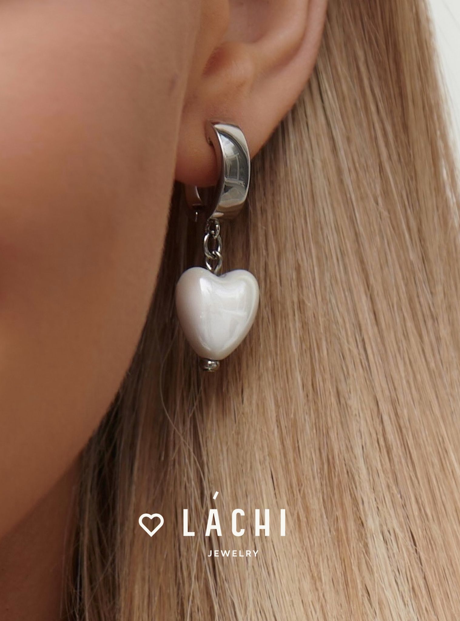 Серьги с подвесками LACHI, керамика