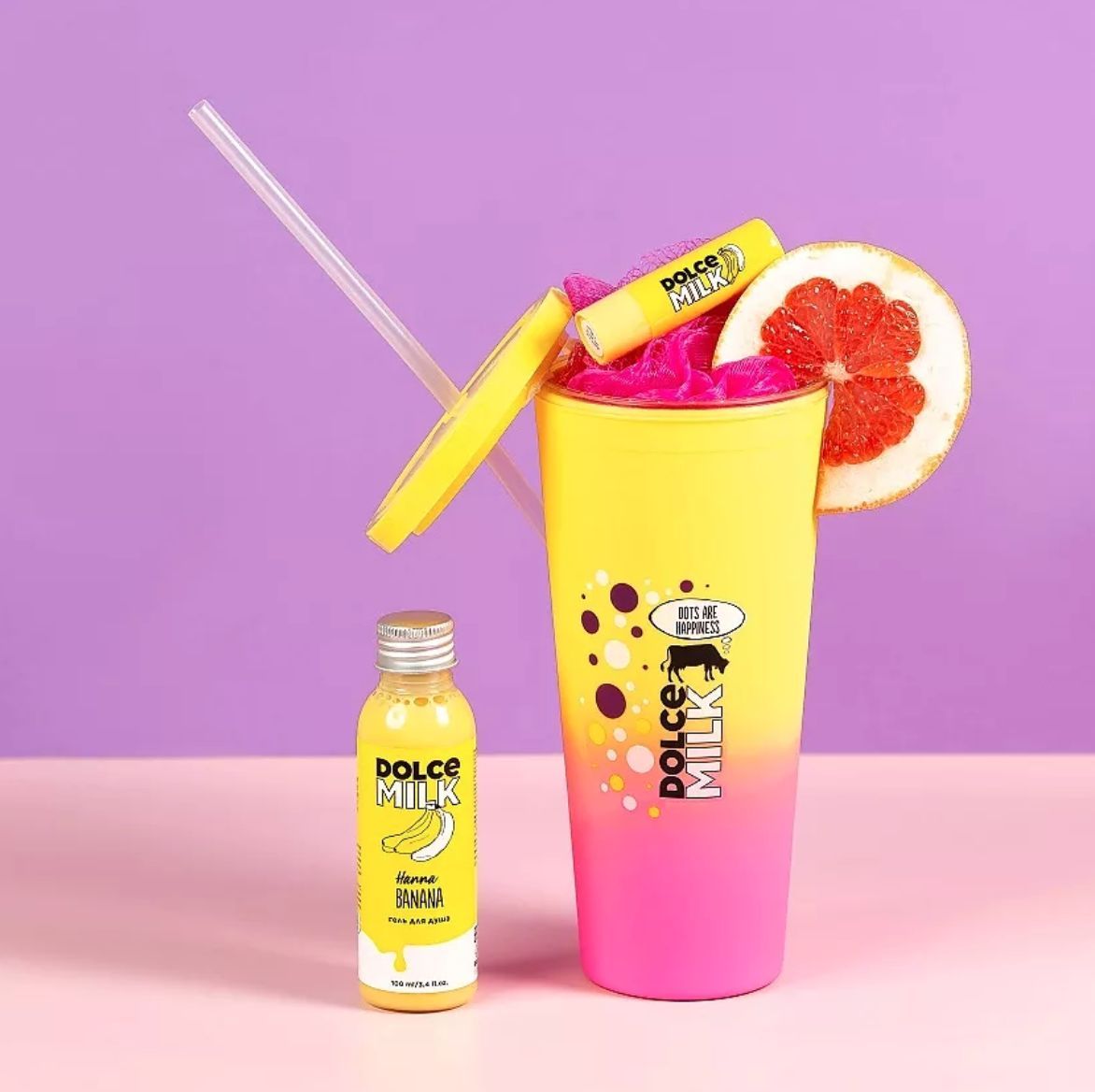 DOLCE MILK Набор в Стакане Ханна Банана