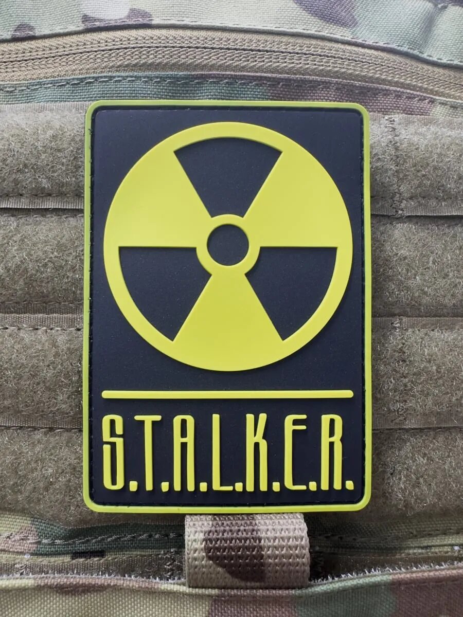 Патч "Stalker радиация" пвх 9см — фото 1