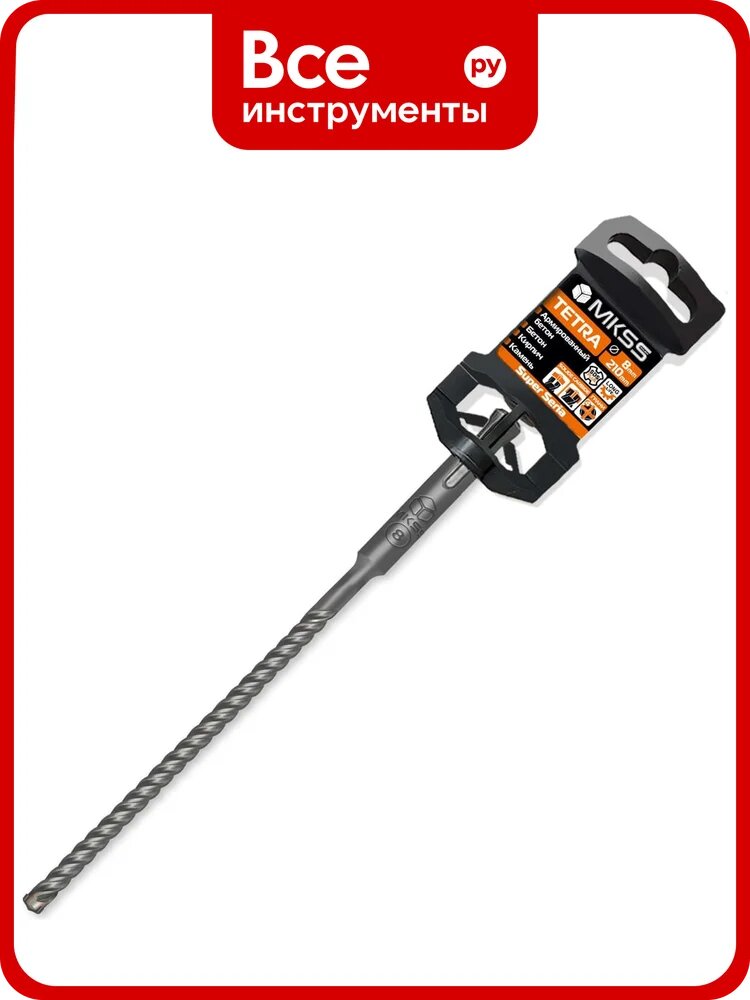 Бур по армированному бетону Tetra MKSS Toolbox SS5502 8x210мм (SDS-plus) MKSS SS55020821