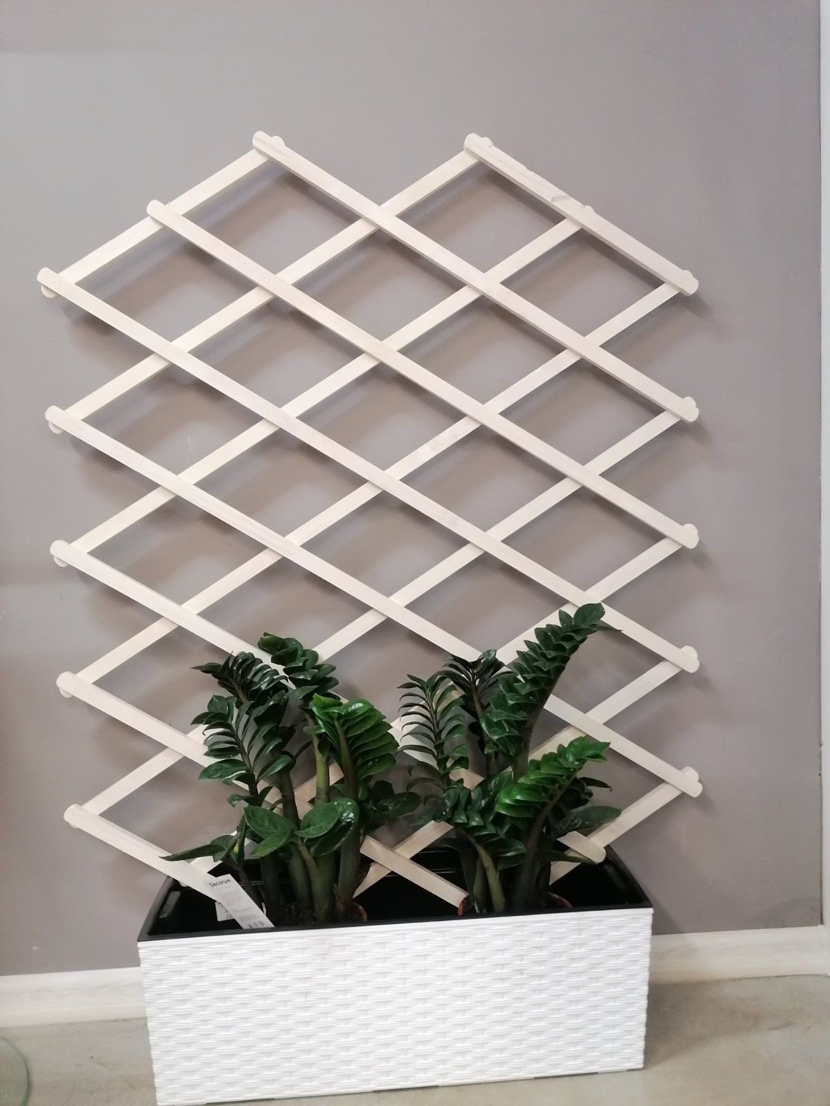 Решетка для цветов "TreeLogy White" 115х70 см