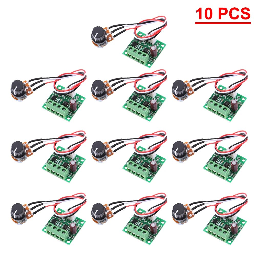 Diymore ШИМ-регулятор скорости двигателя 1.8-12В 10 PCS