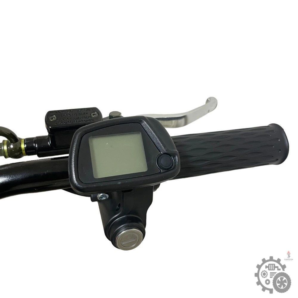 Ручка газа с бортовым компьютером электропитбайка Kugoo Kirin Wish 01 с замком зажигания, 2 ключа в комплекте