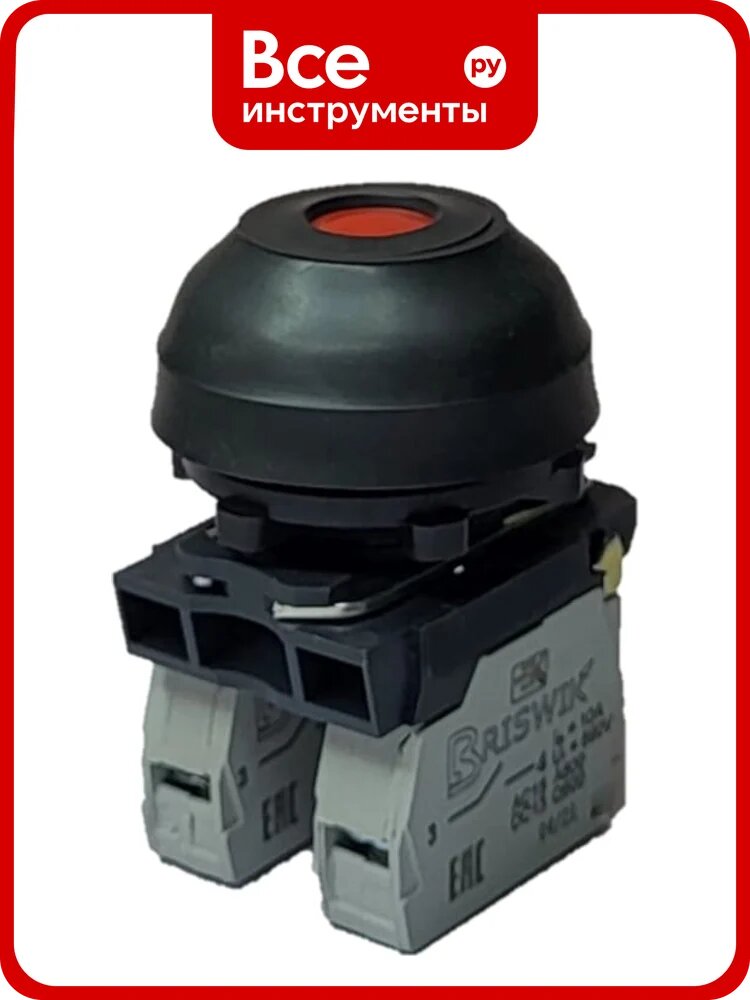 Выключатель Briswik КЕ 081/2 красный IP65Н УХЛ2 10А 1но 1нз aS-DB-3Ai-0221