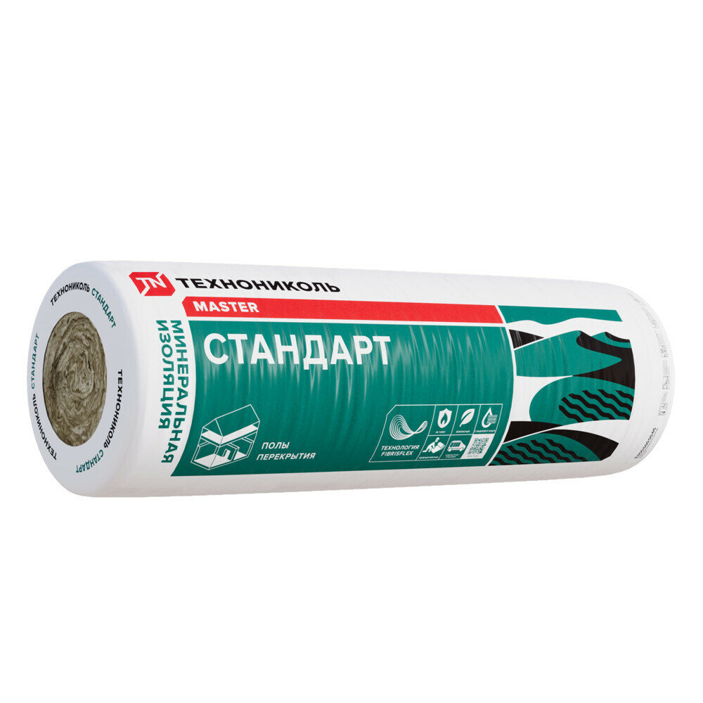 Утеплитель Технониколь Стандарт 50х1220х6150 мм 15,01 кв. м (2 мата в упаковке)