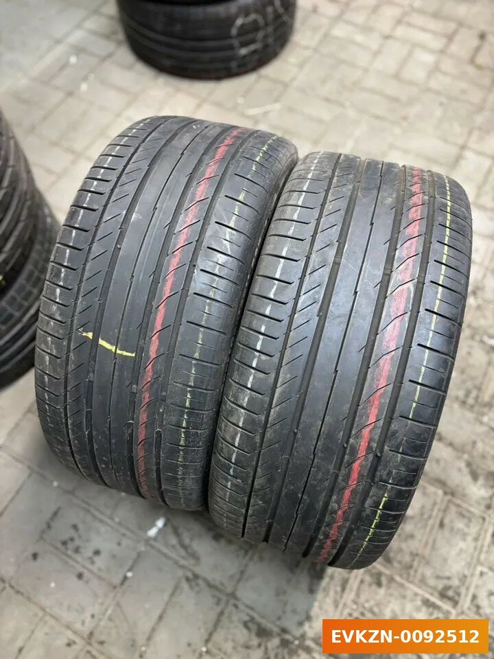 Комплект (2 шт) летних БУ шин Continental ContiSportContact 5 SSR 255/40 R18 35% износ 4856140384 RunFlat