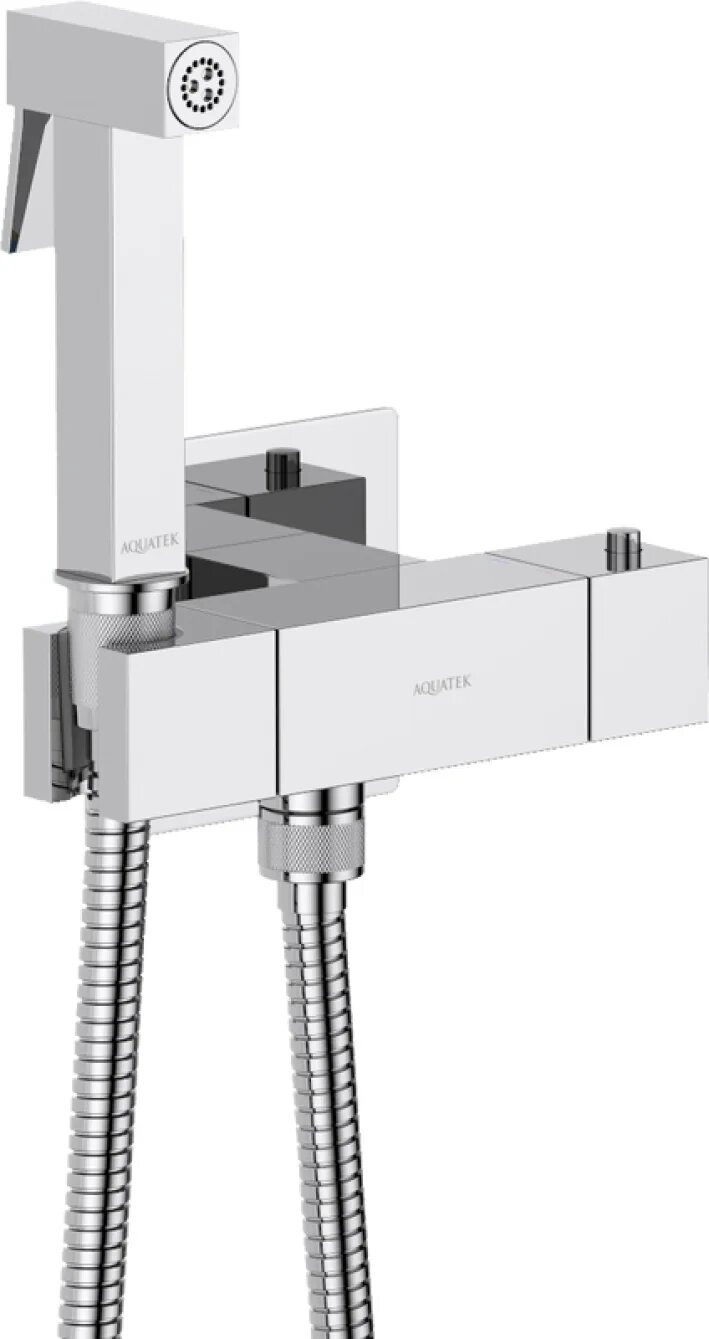 Гигиенический душ AQUATEK Либра AQ1028CR со смесителем, С внутренней частью, хром