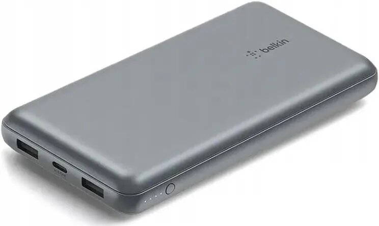 Внешний аккумулятор (Power Bank) Belkin BPB012btGY, 20000мAч, серый