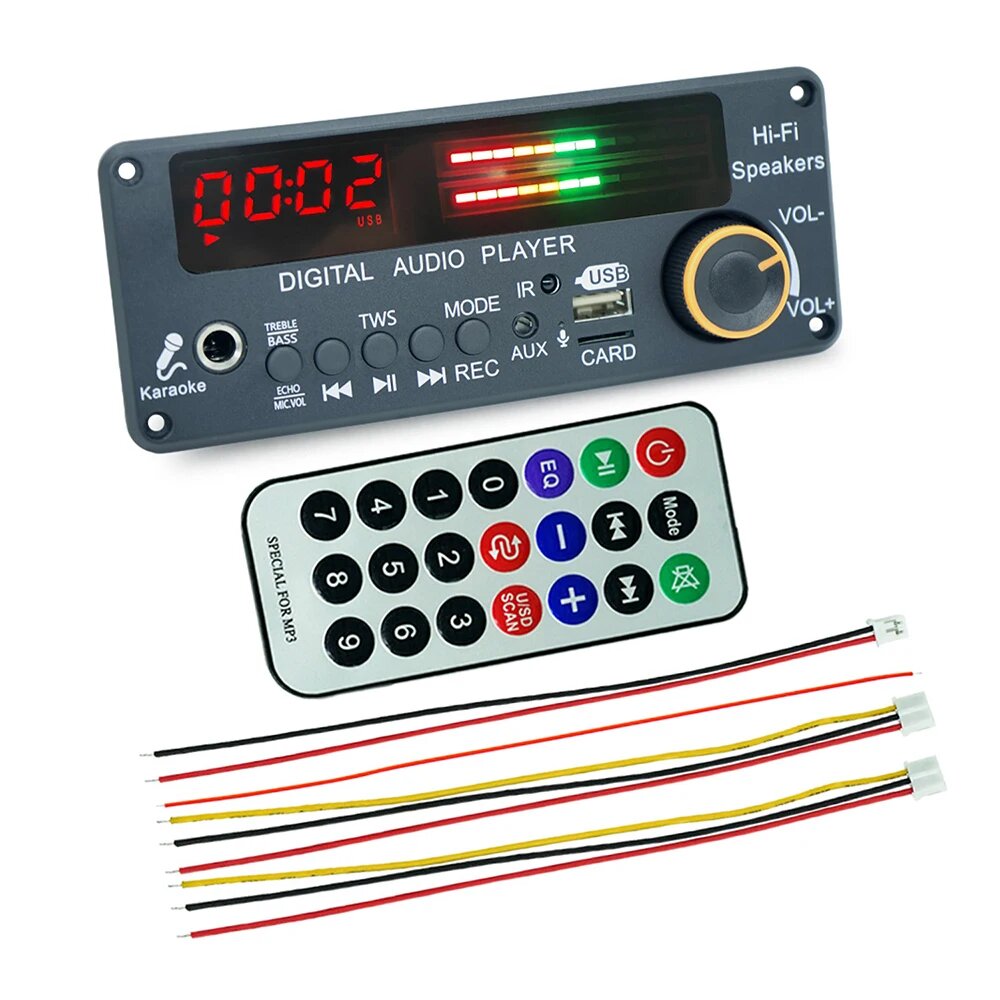 MP3-декодер Bluetooth 5.3 D189BT large Remote control — фото 1