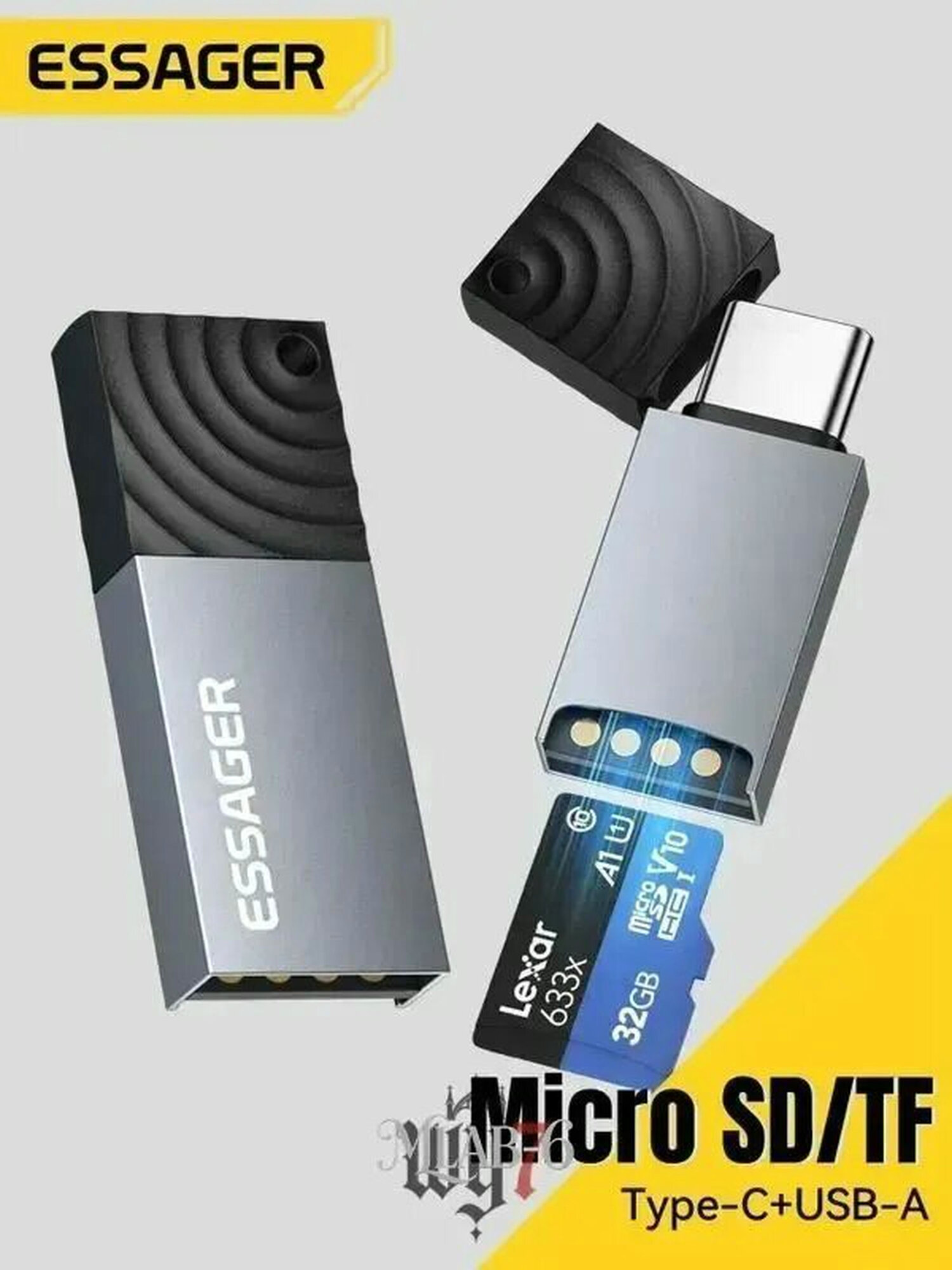 2 в 1 TF SD Card Reader Адаптер USB 2.0 для карт памяти Smart High Speed Card Reader Конвертер для ПК Аксессуары для