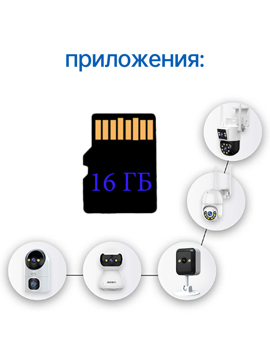 JOOAN 16 ГБ Карта памяти microSD, Class 10, Карта памяти micro SD 16 ГБ*1