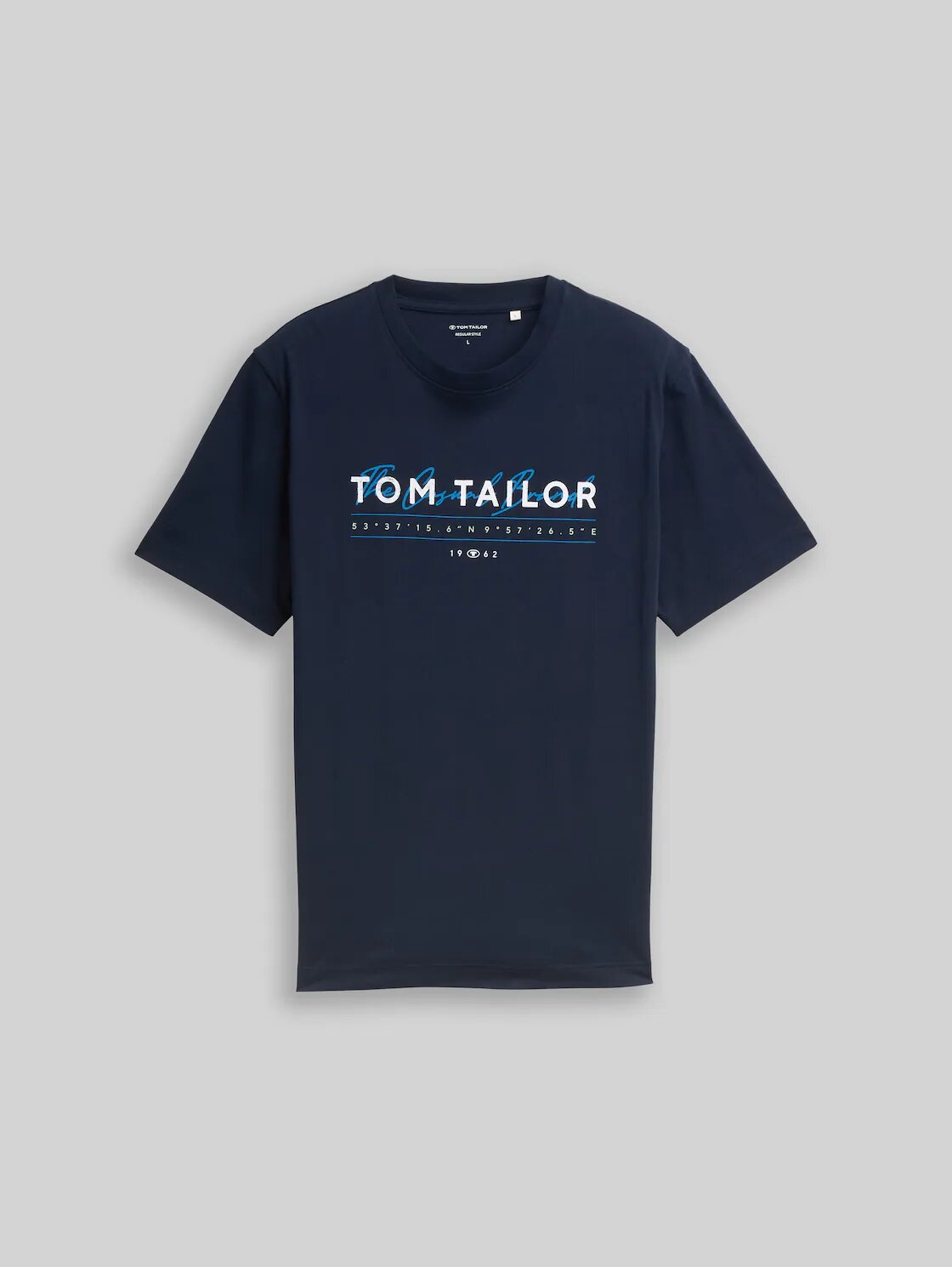 Футболка Tom Tailor, размер XXL, синий — фото 1