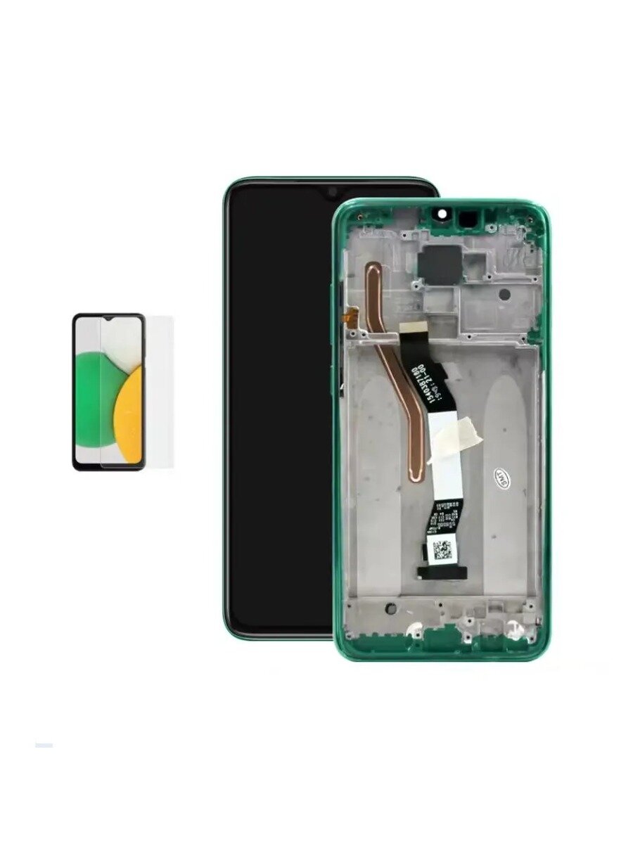 Дисплей с рамкой Для Xiaomi Redmi Note 8 Pro LCD с сенсорным экраном