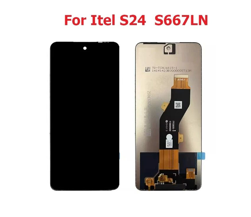 Дисплей для Itel S24 (S667LN) в сборе с тачскрином Черный - OR (HD+, 300 Кд/м , 90 Гц)