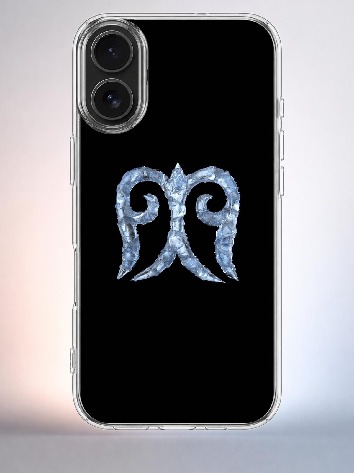 Чехол iPhone 16 Скайрим логотип Y2K Indie Sleaze