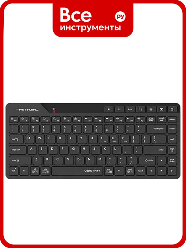 Клавиатура A4TECH FBK26C AS бежевый USB беспроводная BT/Radio slim Multimedia 2010329