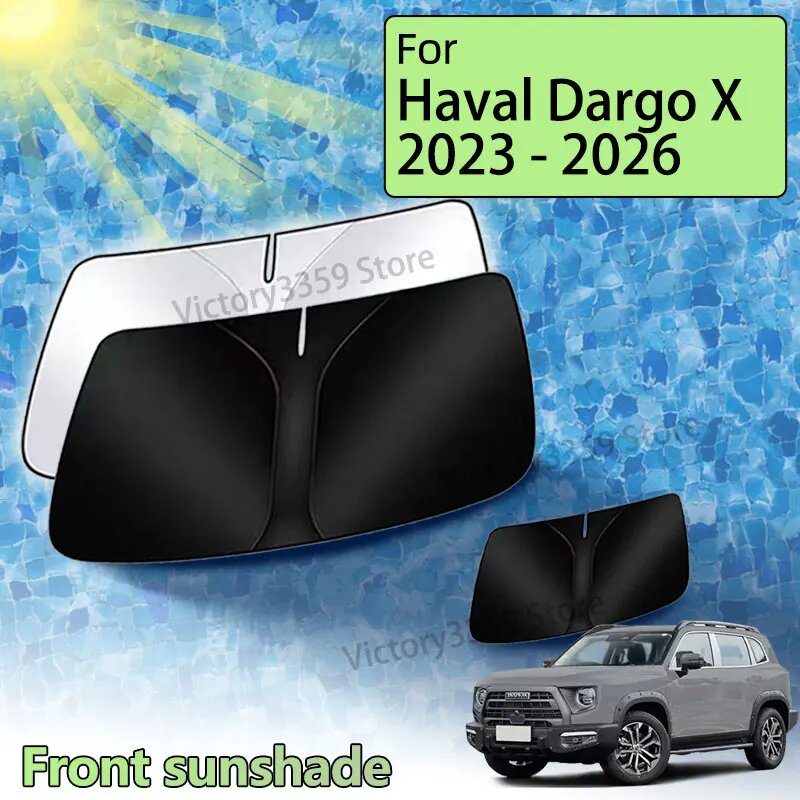 Солнцезащитный козырек для Haval H7 Dargo X 2023-2026, 2 шт, аксессуары для защиты лобового стекла от УФ-лучей, солнцезащитные детали