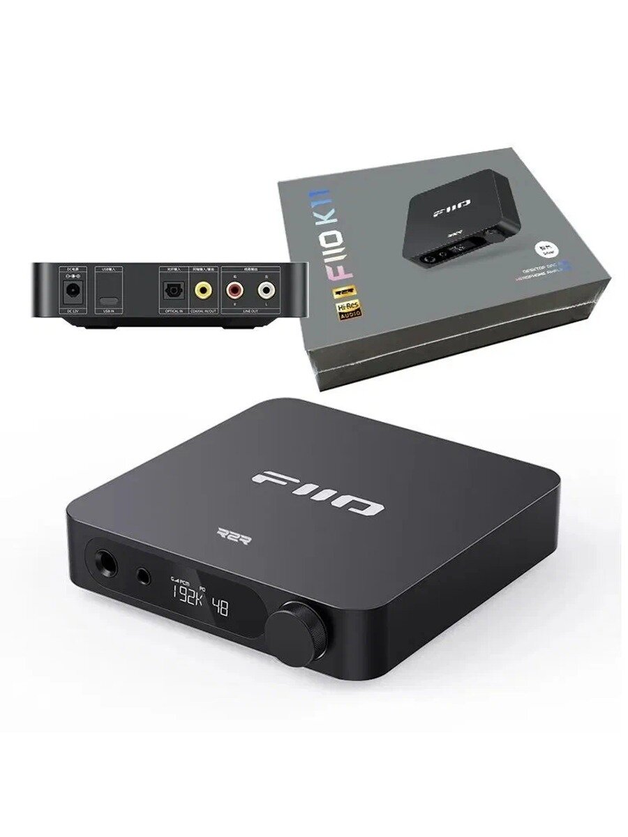 Настольный Усилитель Для Наушников FIIO K11 R2R, USB DAC