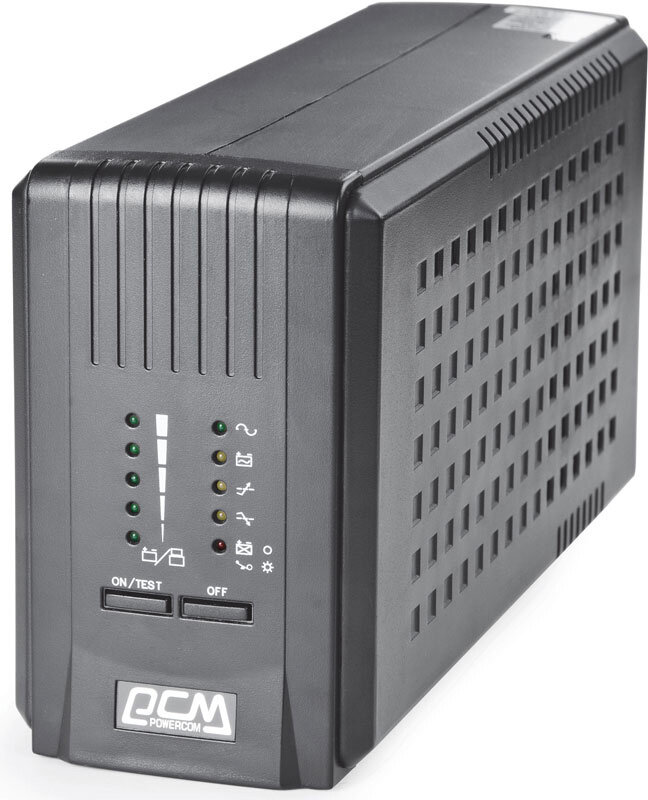 Источник бесперебойного питания Powercom SPT-500-II, 400 Вт, 500ВА, черный