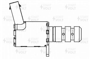 Клапан эл. рег. фаз ГРМ для а/м VAG Tiguan (07-) 1.4TSi/Octavia A7 (13-) 1.6i (SVC 1810)