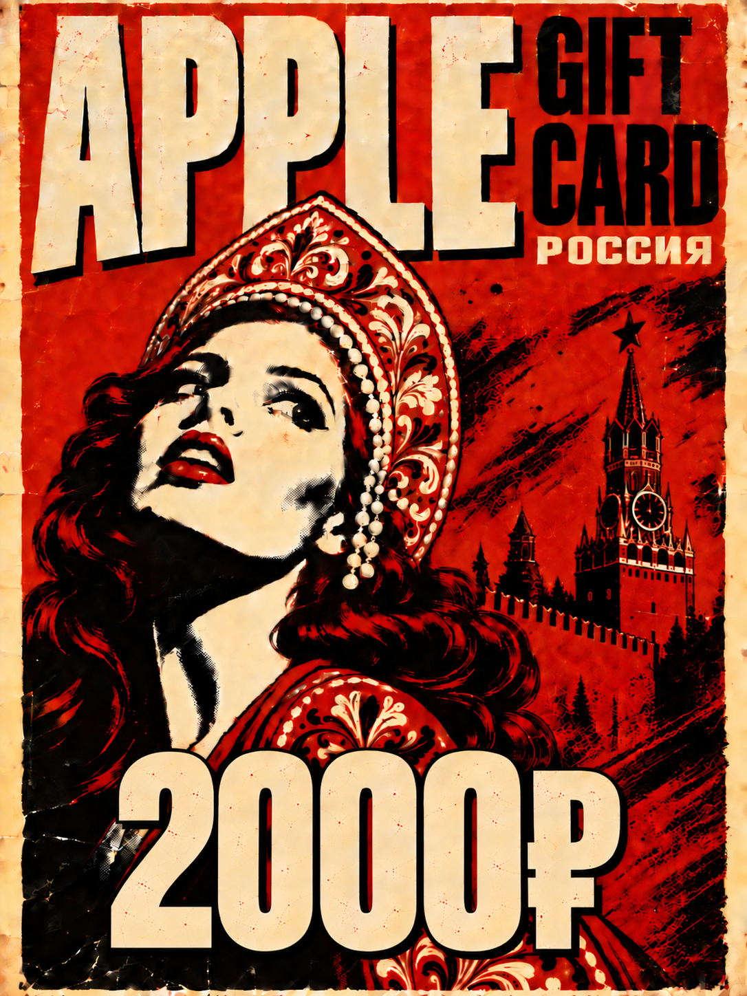 Подарочная карта Apple 2000 ₽ Россия (Apple Gift Card) | Пополнение Apple ID |Подарочная карта App Store