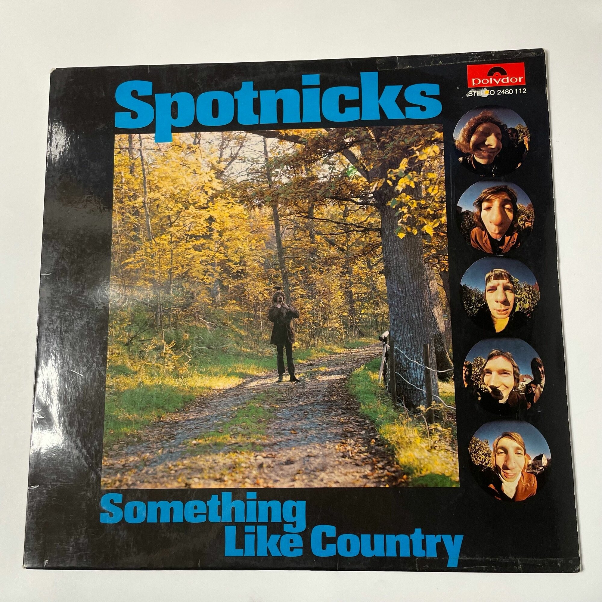 Винтажная виниловая пластинка LP Spotnicks, Something Like Country (Германия 1972)
