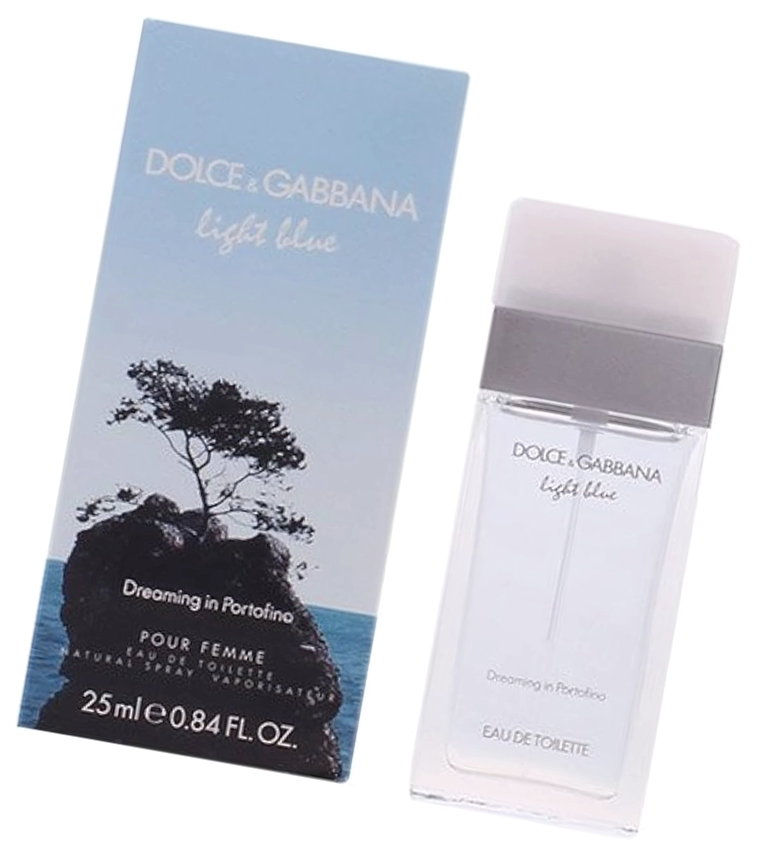 Женская туалетная вода Дольче Габбана Лайт Блю Дриминг 25 мл - Dreaming In Portofino Gabbana