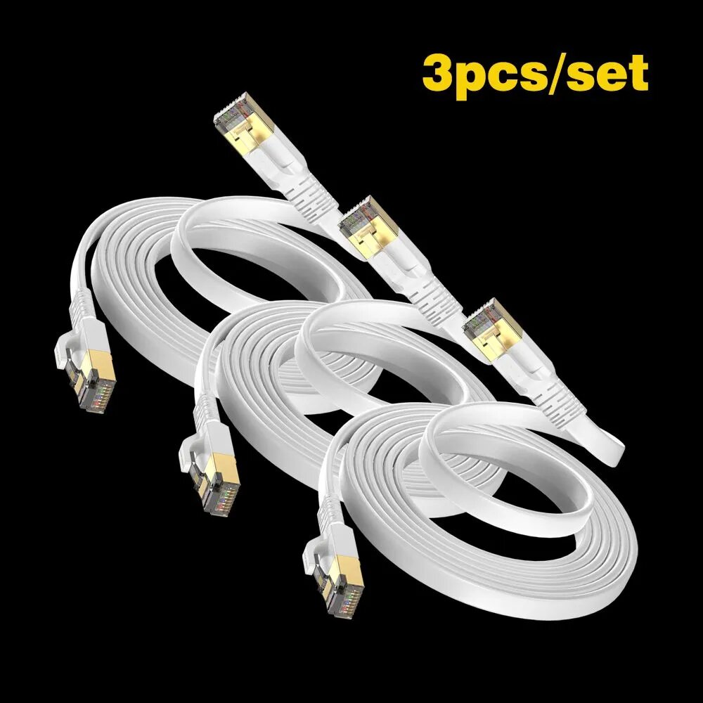 UGOURD Кабель для интернет-соединения RJ-45/RJ-45, 1 м, белый