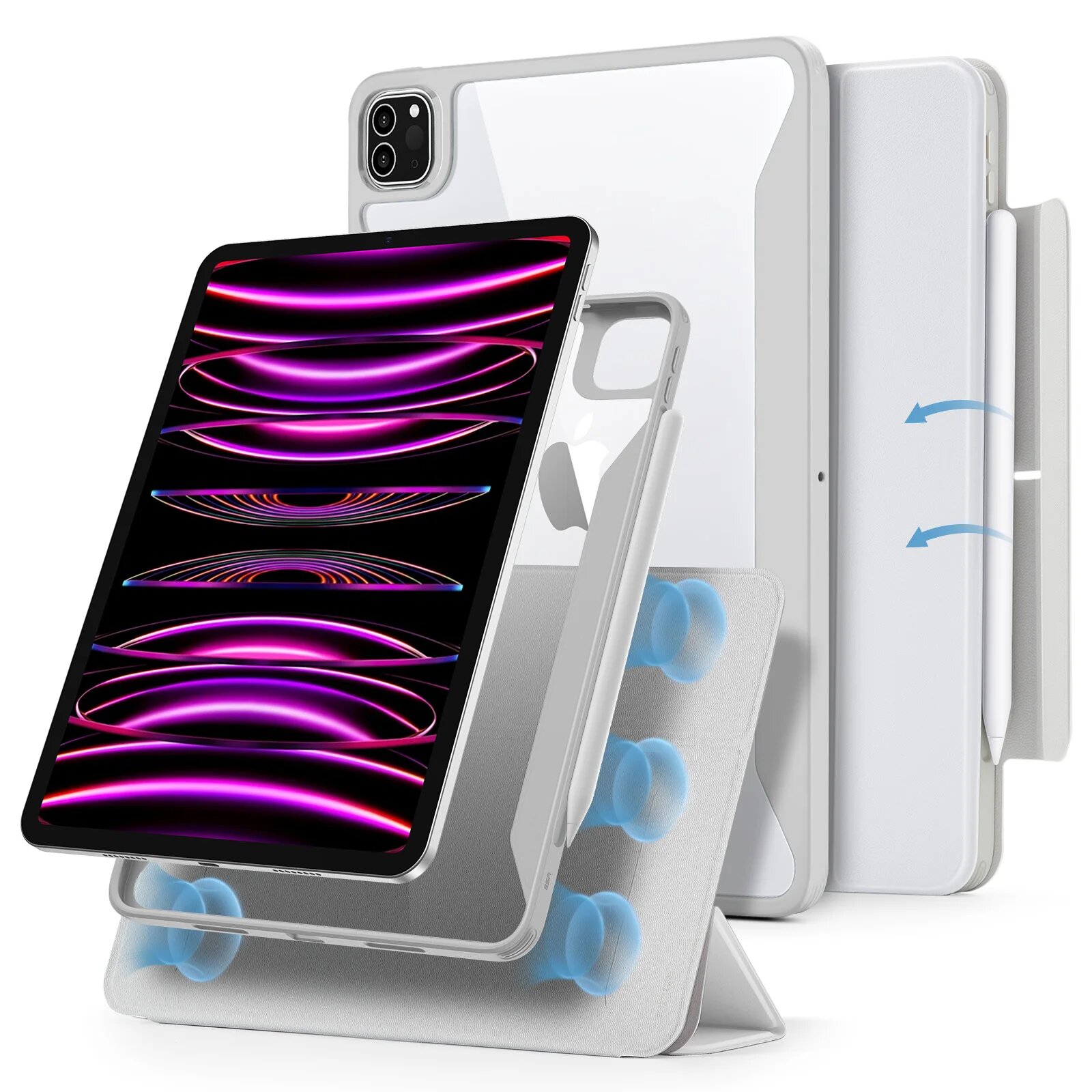 Чехол ESR для iPad Pro 12.9 и iPad Pro 11 Pro 12.9 2021 2022, C-White