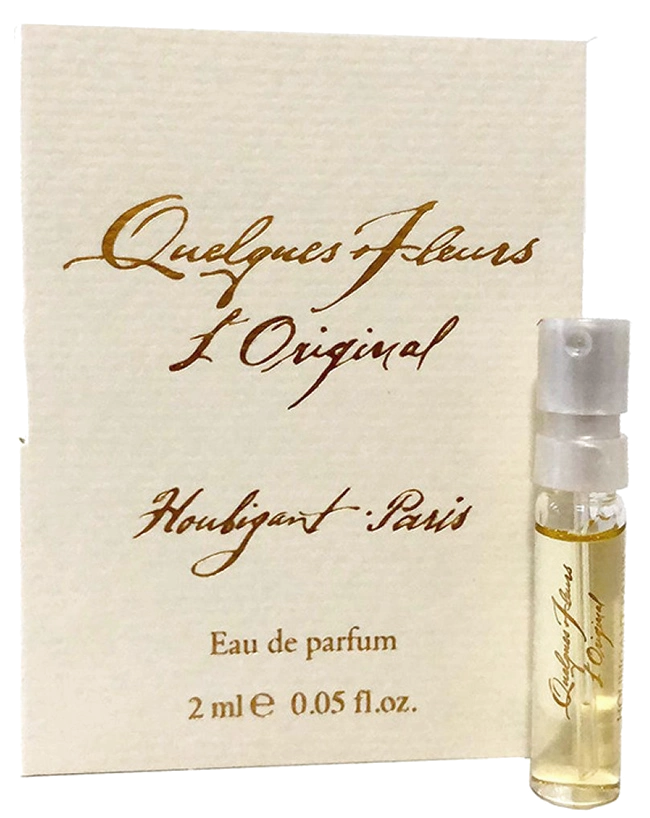 Houbigant Quelques Fleurs Original парфюм для женщин 2 мл пробник - Убиган Кельке Эль оригинал