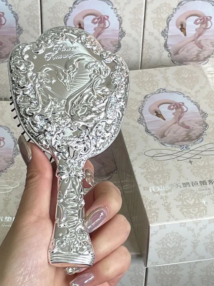 Расческа на воздушной подушке Flower Knows Swan Ballet