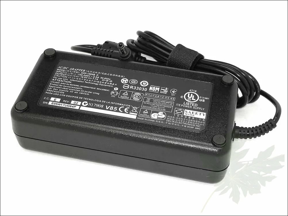 Блок питания / сетевой адаптер / зарядка / ADP-150NB D / 0335A1960 для ноутбуков ASUS Republic of Gamers G53SX; G71G; G71Gx; G73JH 19V 7.9A 150W 5.5x2.5 HC тип VB