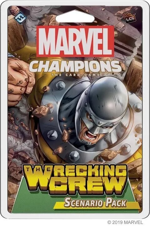 Marvel Champions The Wrecking Crew Scenario Pack, набор сценариев, настольная карточная игра LCG