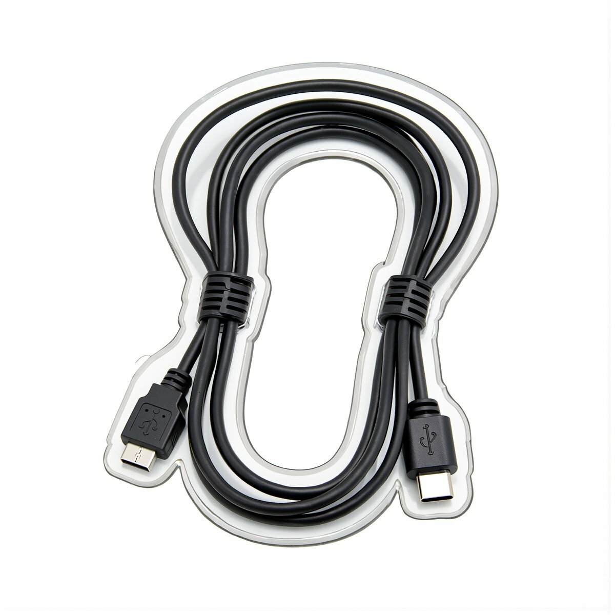 Кабель USB угловой на Type-C длиной 0.5 метра 3А быстрая зарядка передача данных двойной экран черный