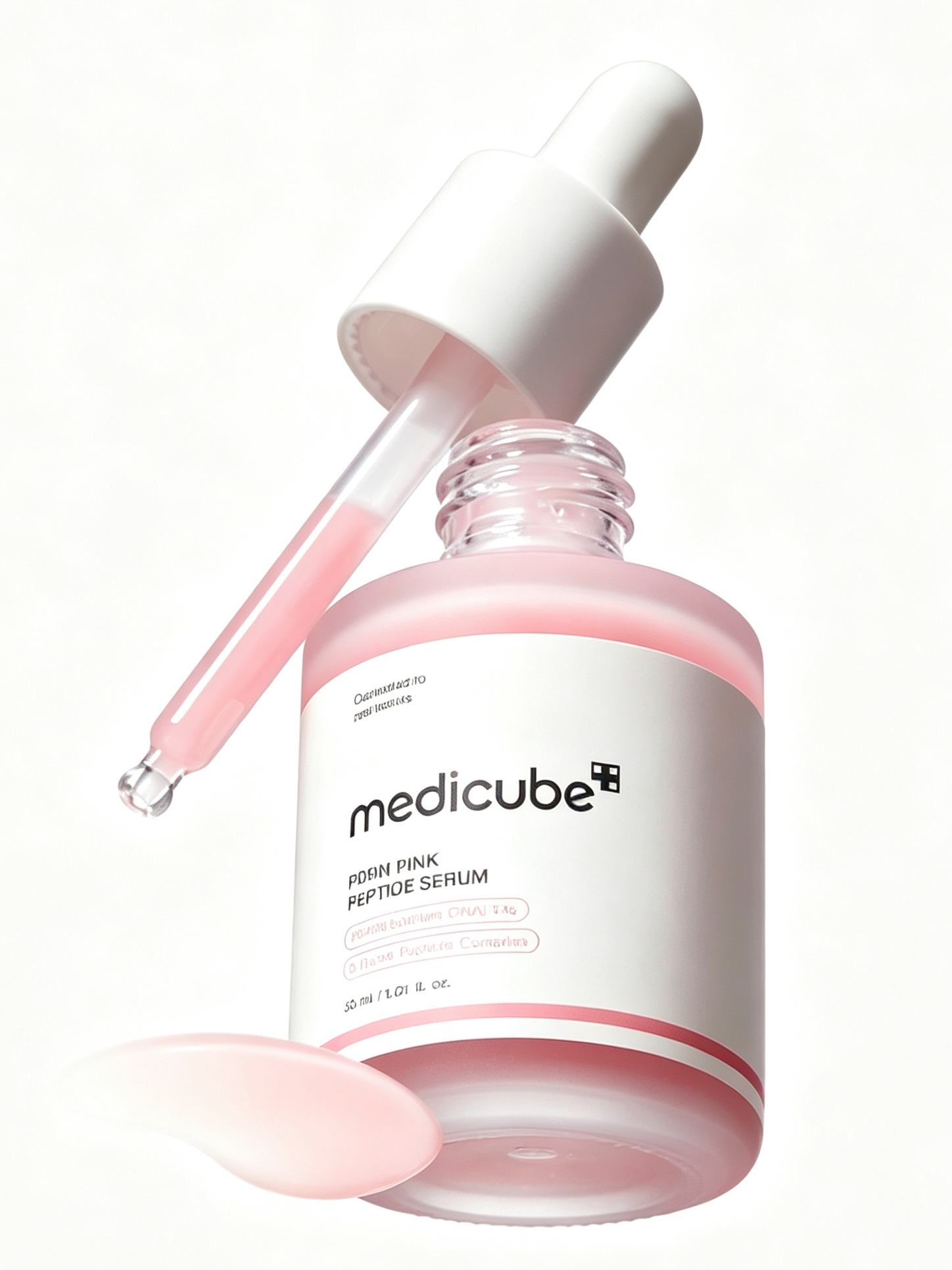 Сыворотка для лица Medicube PDRN Pink Peptide, пептиды, повышает упругость, уменьшает пигментацию, 30 мл