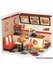 Румбокс Burger Shop: сборный мини-домик с подсветкой, 110 деталей, масштаб 1/24