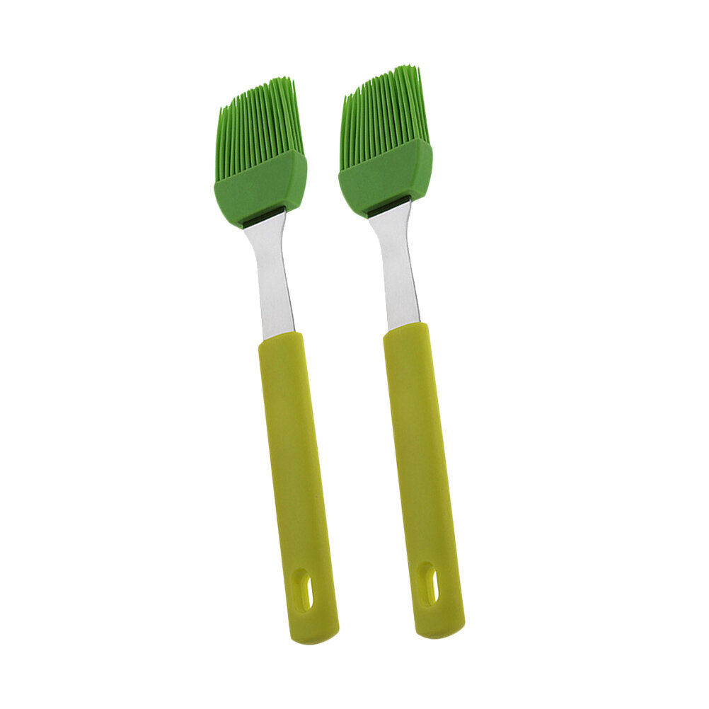 Silicone BBQ Grill Brush 2 Пcs Термостойкая Кисть Для Маринада 21 8X3 5Cm