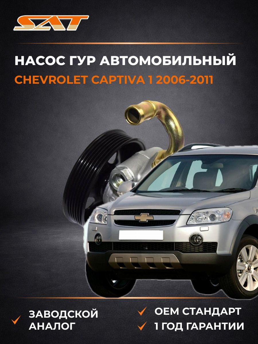 Насос ГУР SAT STVP96 Шевроле Каптива 1 Chevrolet Captiva 1 2006-2011