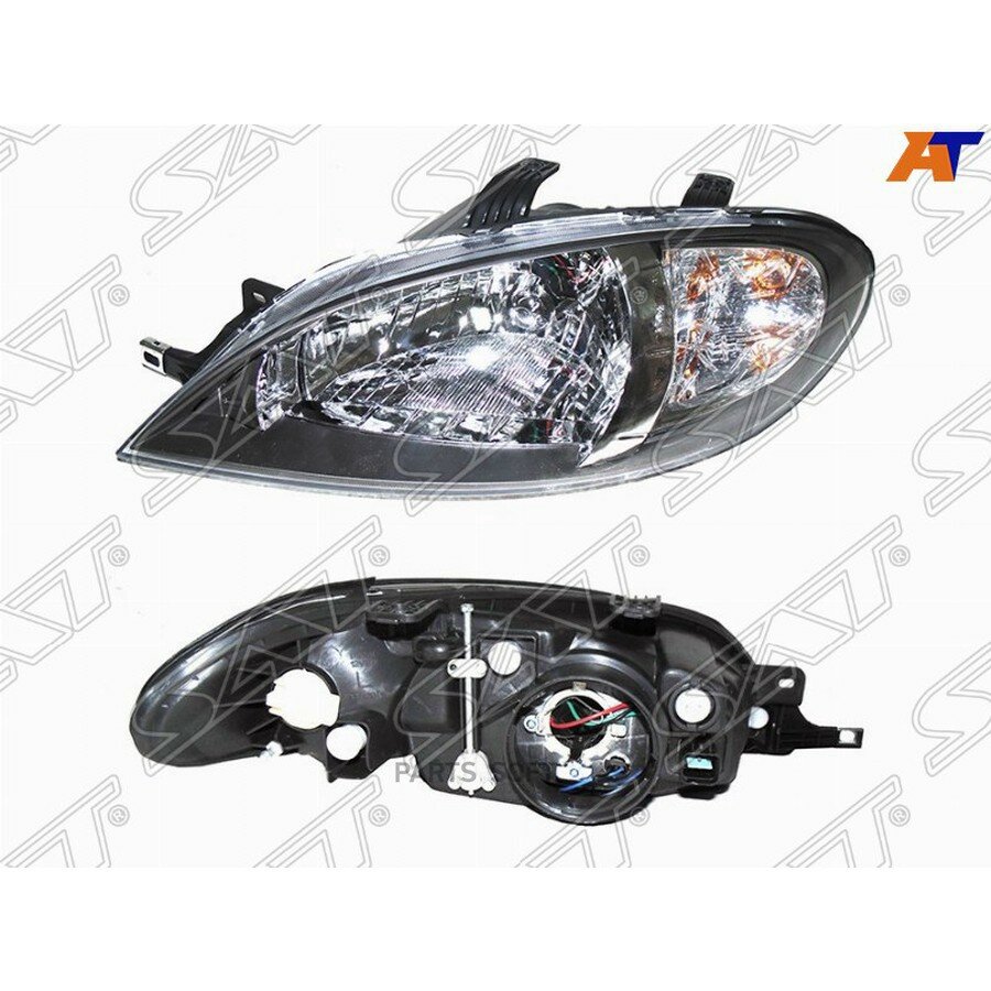 Фара Chevrolet Lacetti 04-13 / Daewoo Gentra 13-15 (Слева/ Ручная регулировка/ 5D HBK) от официального дистрибьютора, SAT, артикул ST2351103L