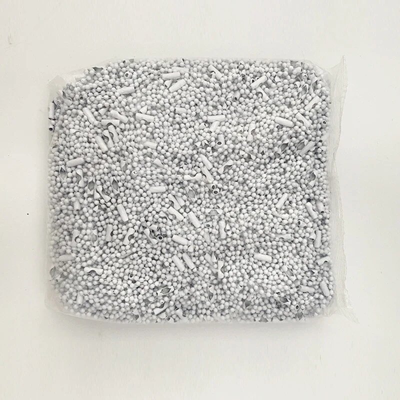 Цепочки из бисера для рукоделия 10/500 шт. Серый, 100pcs, white