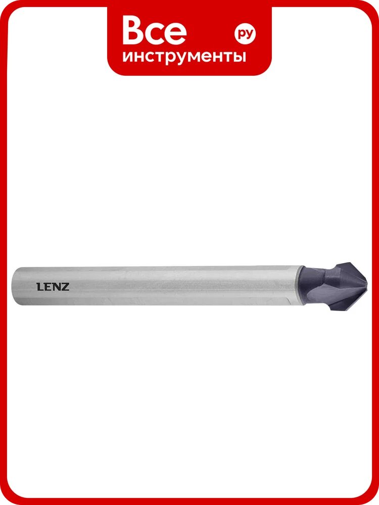 Зенковка LENZ 90, 4,3 мм, HSS-XE с покрытием, трёхгранный хвостовик LZSK-20043 F