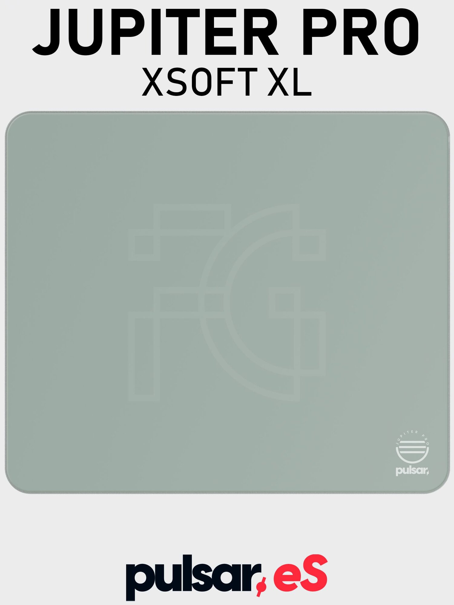 Профессиональный коврик для игровой мыши Pulsar (LGG) eS Jupiter Pro Xsoft Spirit Silver / Slimflex / 490 x 420 x 4мм XL