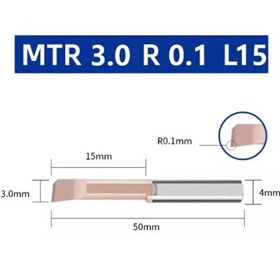 Расточной инструмент MTR 3.0R0.1 L15-D4