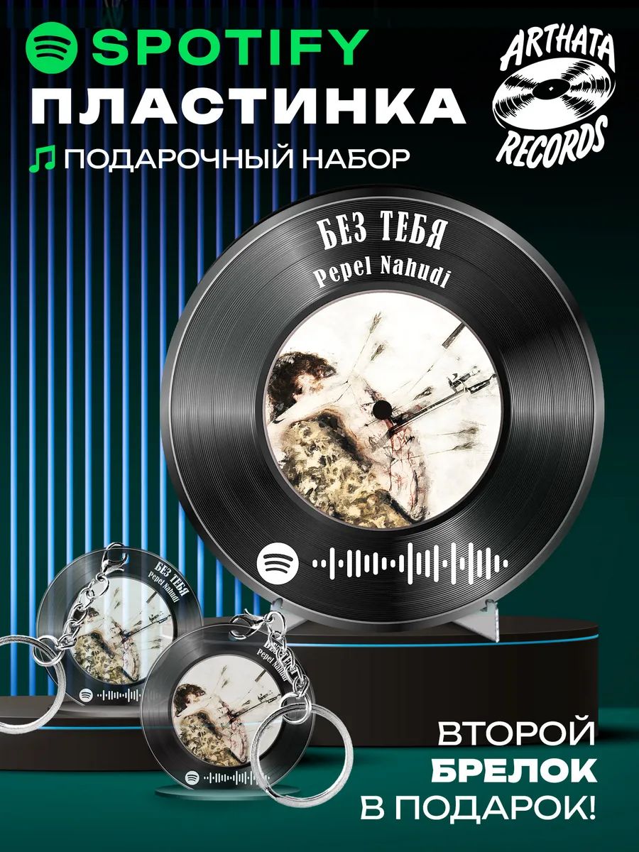 Постер спотифай Pepel Nahudi, брелоки Pepel Nahudi -Без тебя