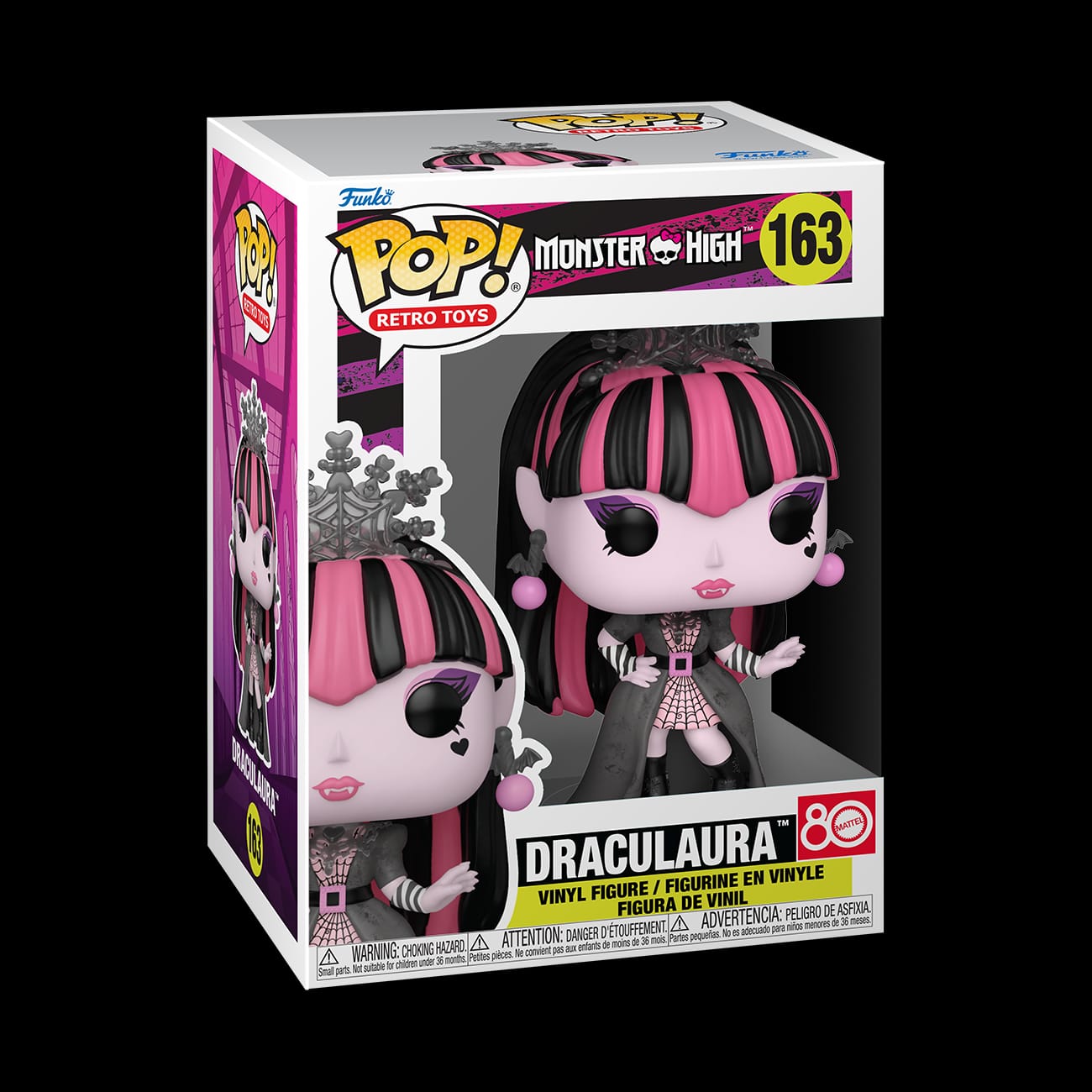 Фигурка Funko Pop! Retro Monster High Draculaura, розовая
