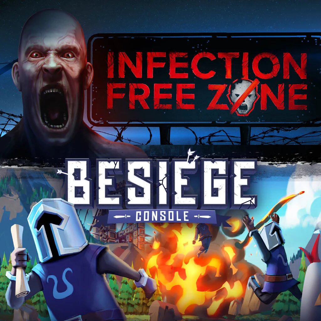 Игра Infection Free Zone x Besiege, цифровое издание PlayStation 5, регион Турция / код пополнения баланса